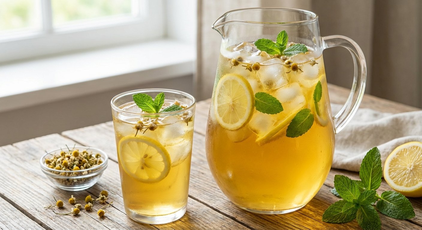 Infusión Fría de Manzanilla | En mi cocina
