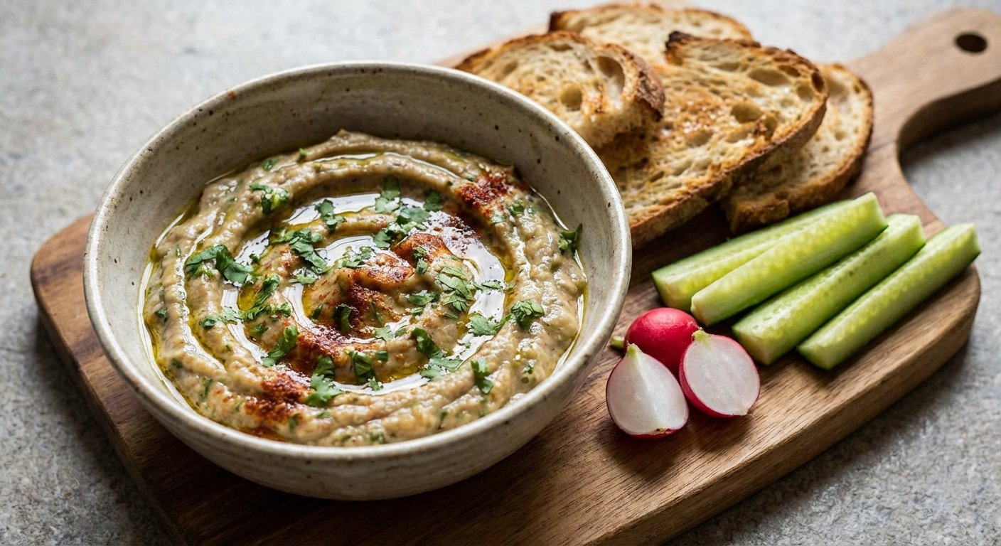 Paté de Berenjena Asada con Cilantro | En mi cocina