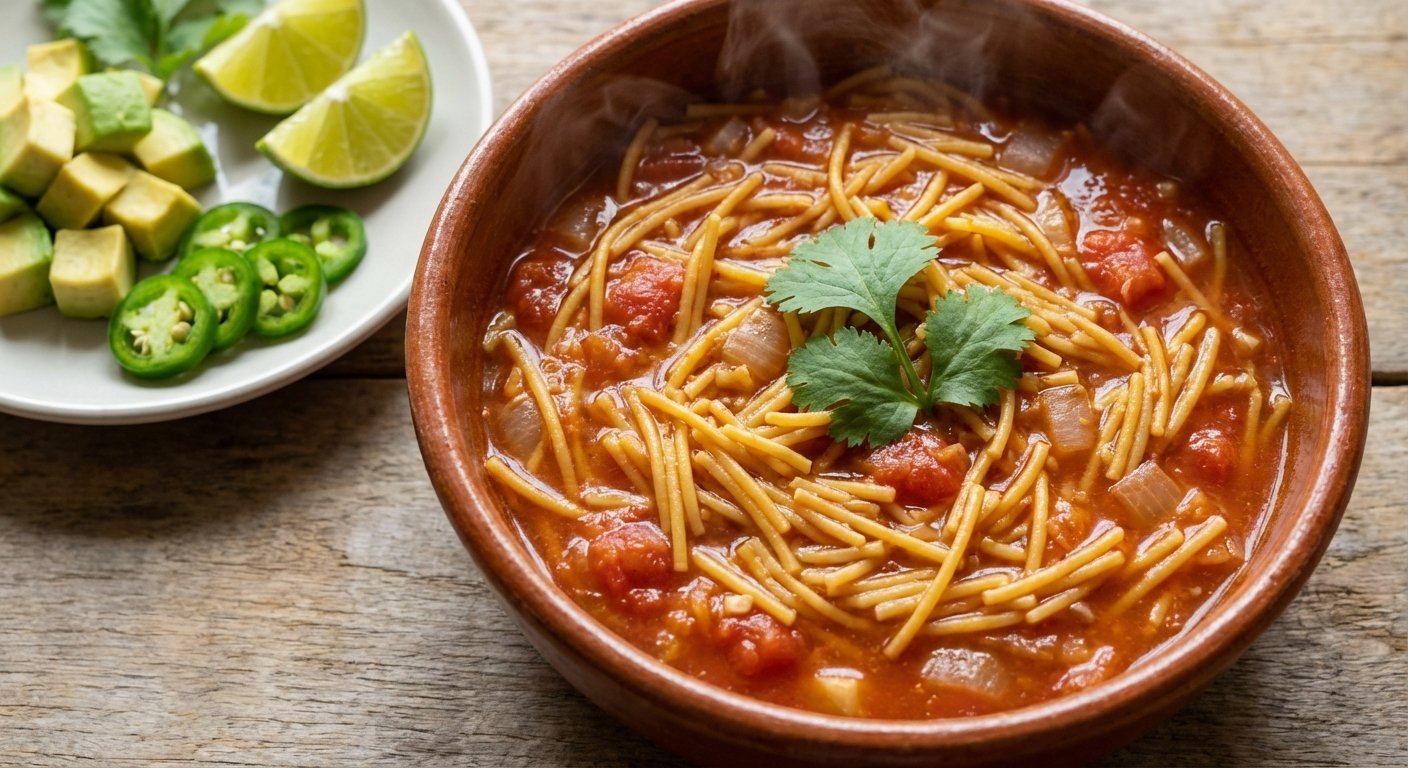 Sopa de Fideo Casera | En mi cocina