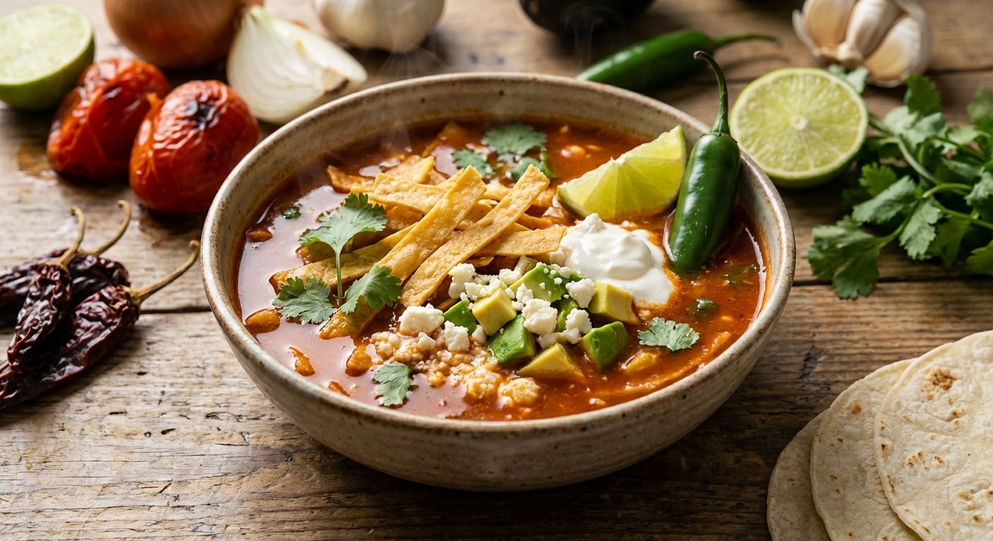 Sopa de Tortilla | En mi cocina